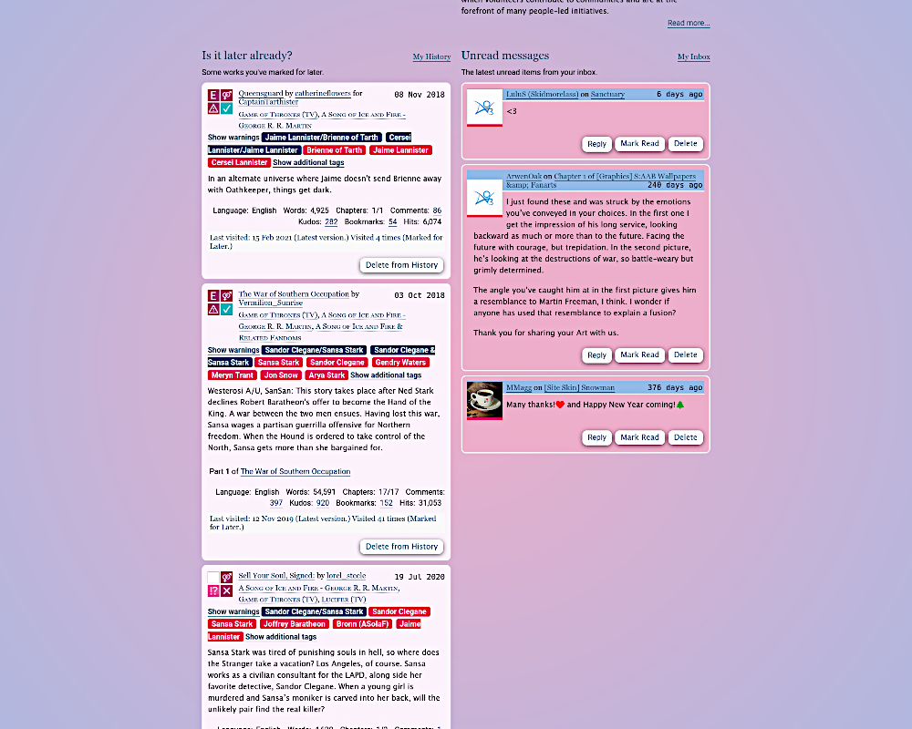 AO3 Site Skin Dreamy – So Obsessed