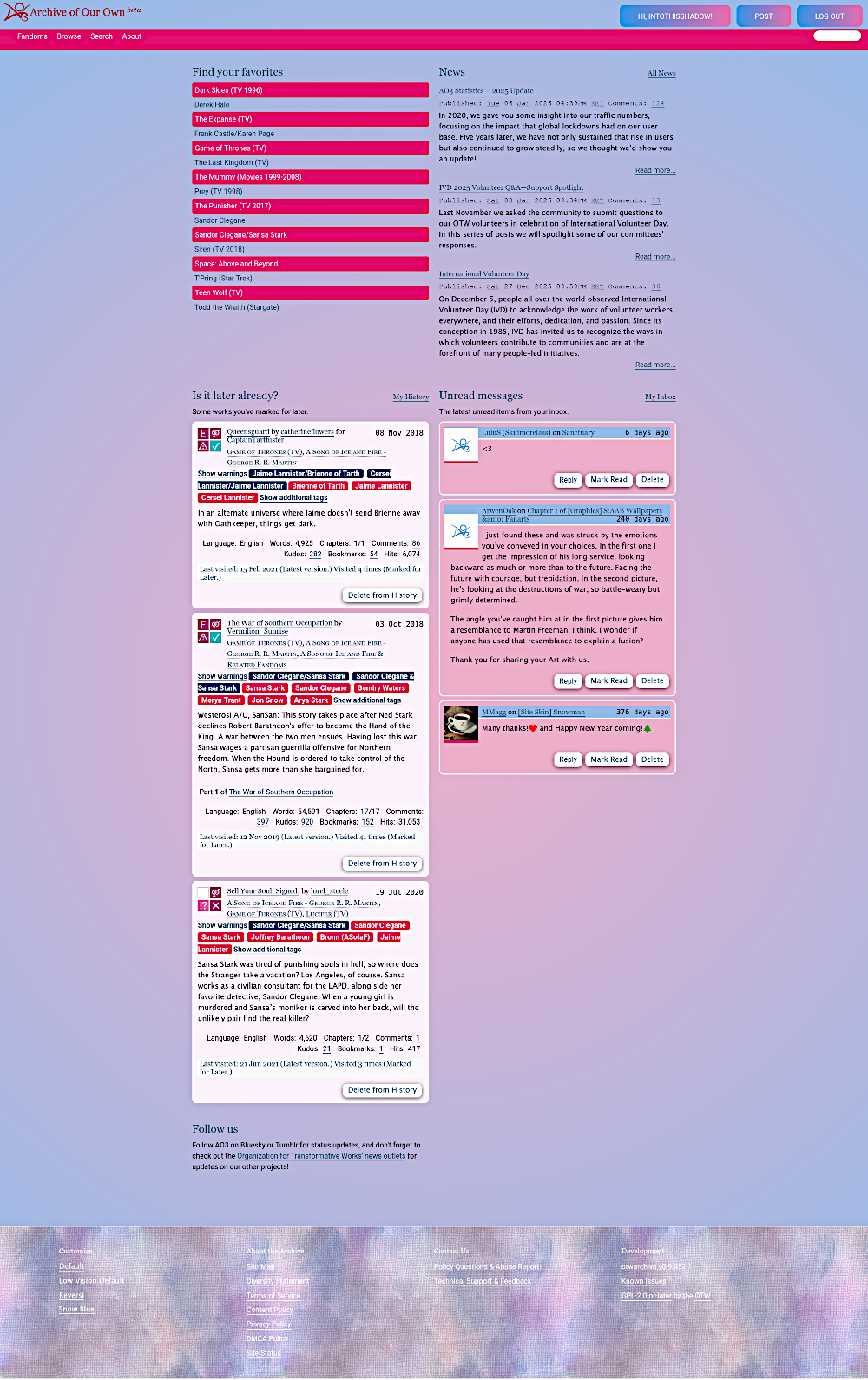 AO3 Site Skin Dreamy – So Obsessed